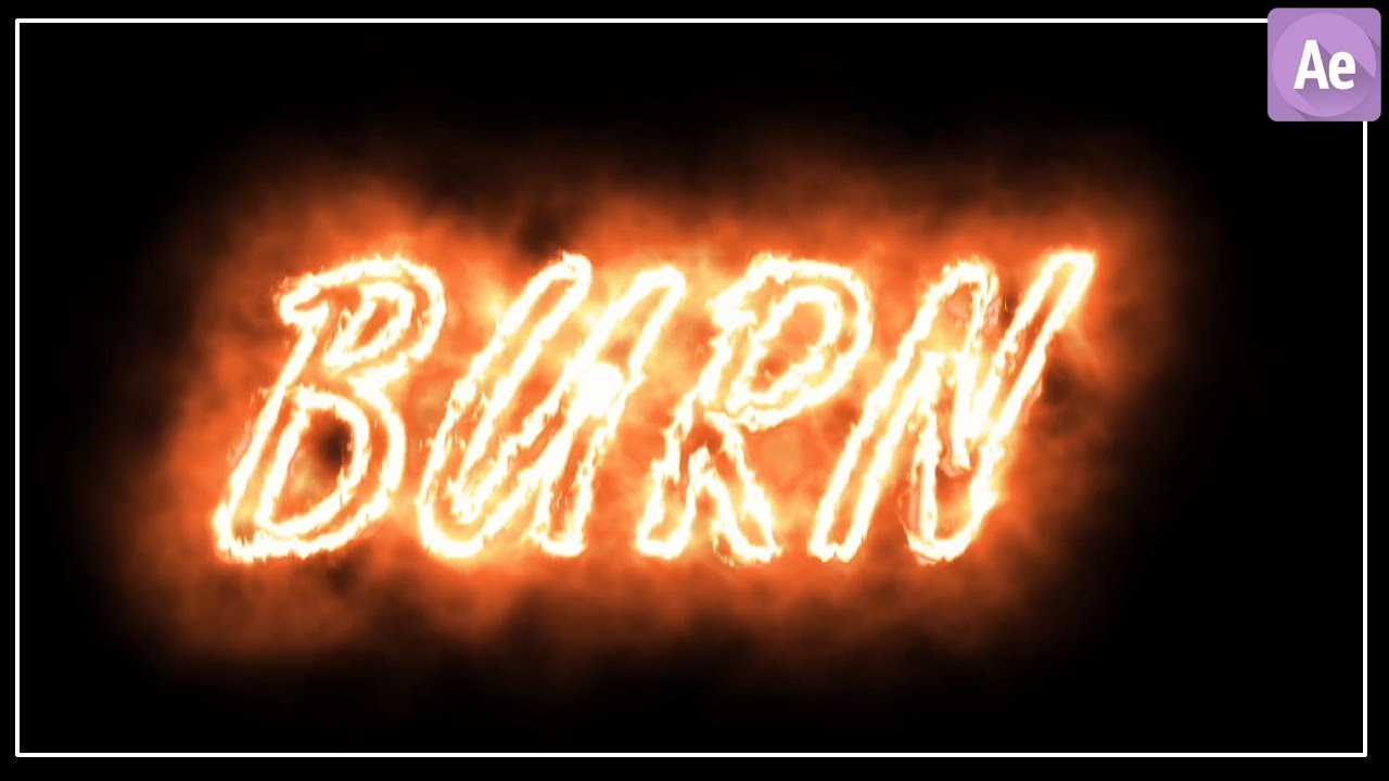 Fire Text In After Effects at Jessica Laurantus blog