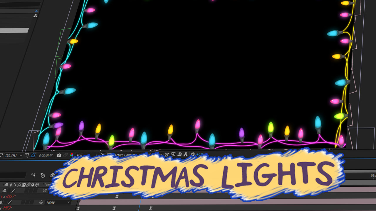 Christmas Frame Light in After Effects Tutorial – CG Animation Tutorials / VOLTAGETUTORIALS.COM