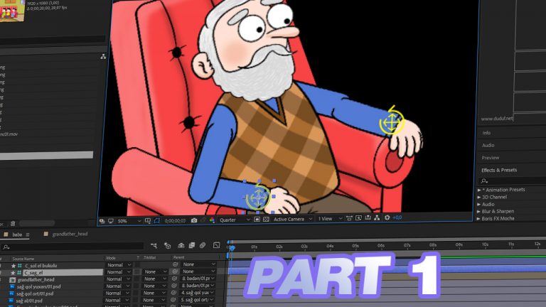 How To Make Cartoon Animation with After Effects? #1( Duik Character ...