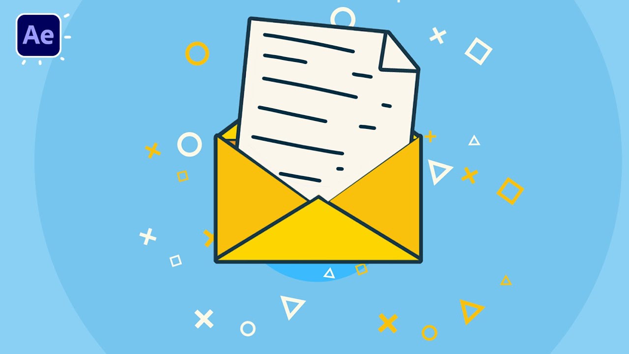 Motion Graphics Mail Animation in After Effects Tutorials – CG ...