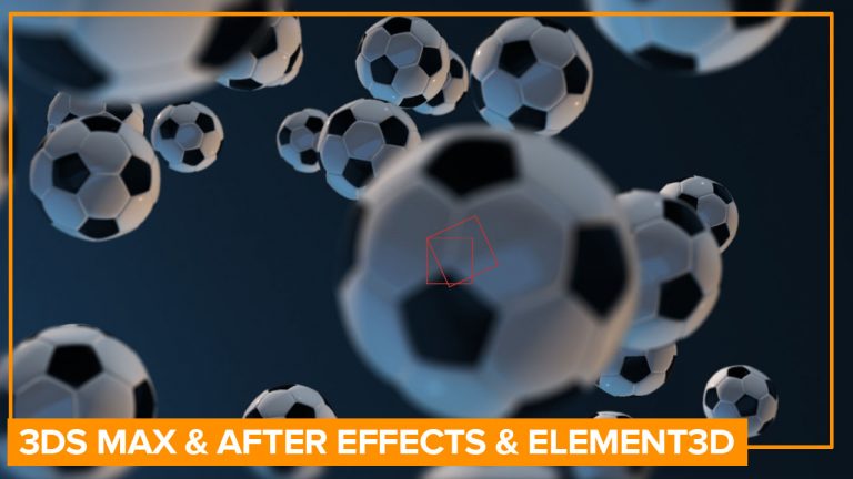 3DS MAX & After Effects & Element 3D – Football Animation Tutorial – CG ...