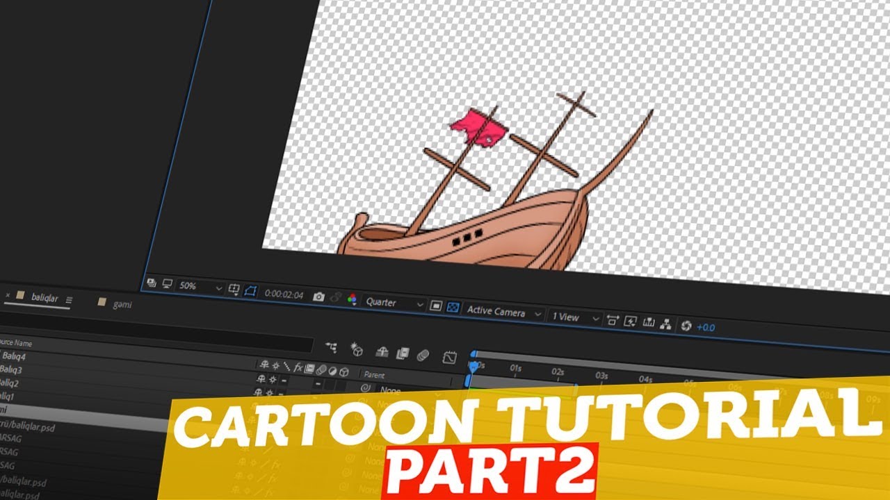 AFTER EFFECTS – CARTOON ANIMATION TUTORIAL PART2 ( Wave Ship Flag ) ) – CG Animation Tutorials ...