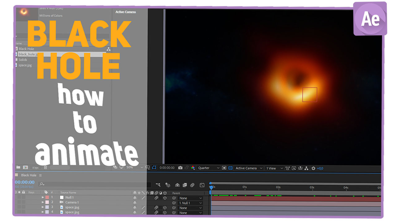 Black Hole – How to animated in After Effects Tutorial – CG Animation Tutorials ...