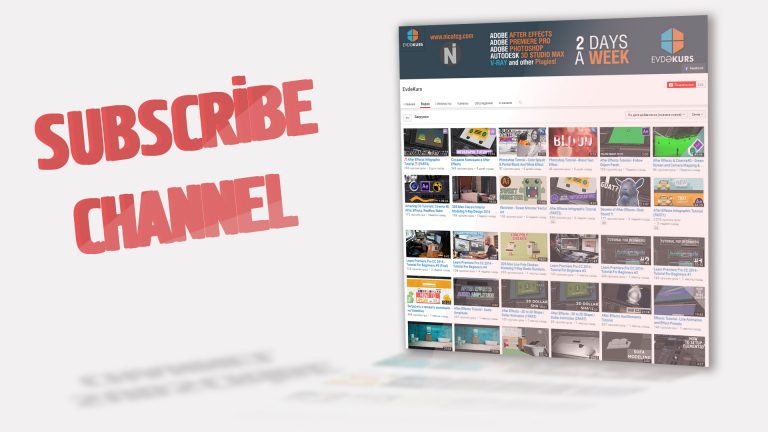 Photoshop Tutorial Making Youtube Cover Poster Design – CG Animation ...