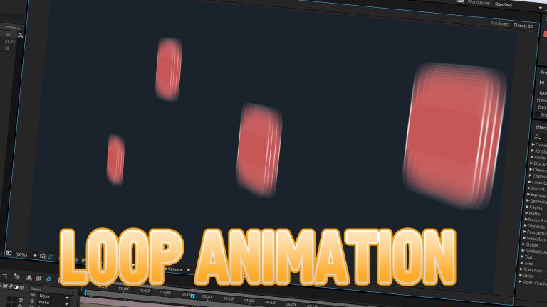 After Effects Tutorial – Loop Animation with 3 KeyFrames – CG Animation ...