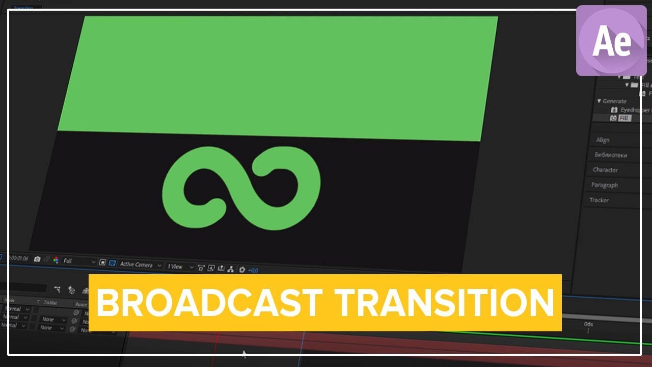 Broadcast Transition in After Effects Tutorial – CG Animation Tutorials / VOLTAGETUTORIALS.COM
