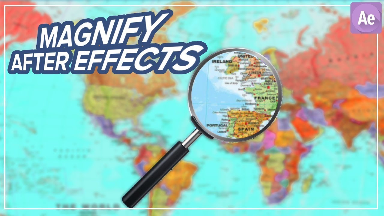 How To Make Magnify in After Effects Tutorial – CG Animation Tutorials / VOLTAGETUTORIALS.COM