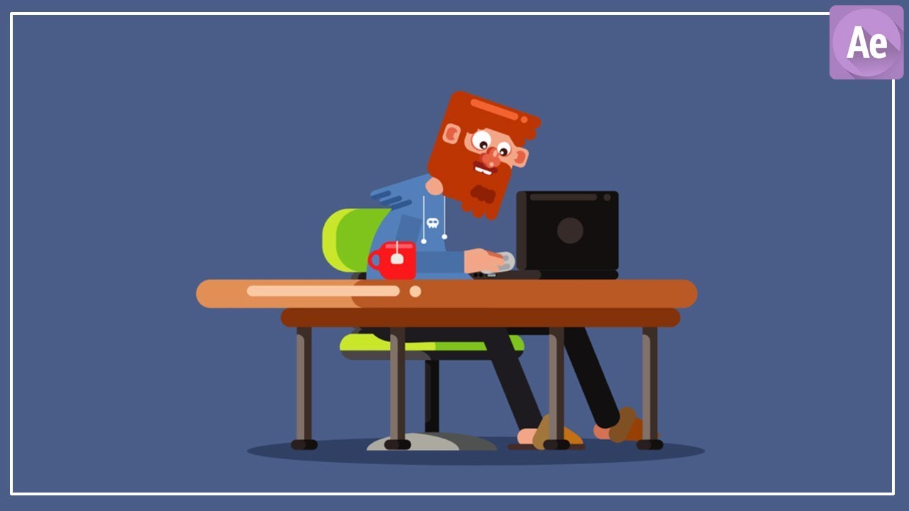 Full Character RIG and ANIMATION in After Effects Tutorial – CG ...