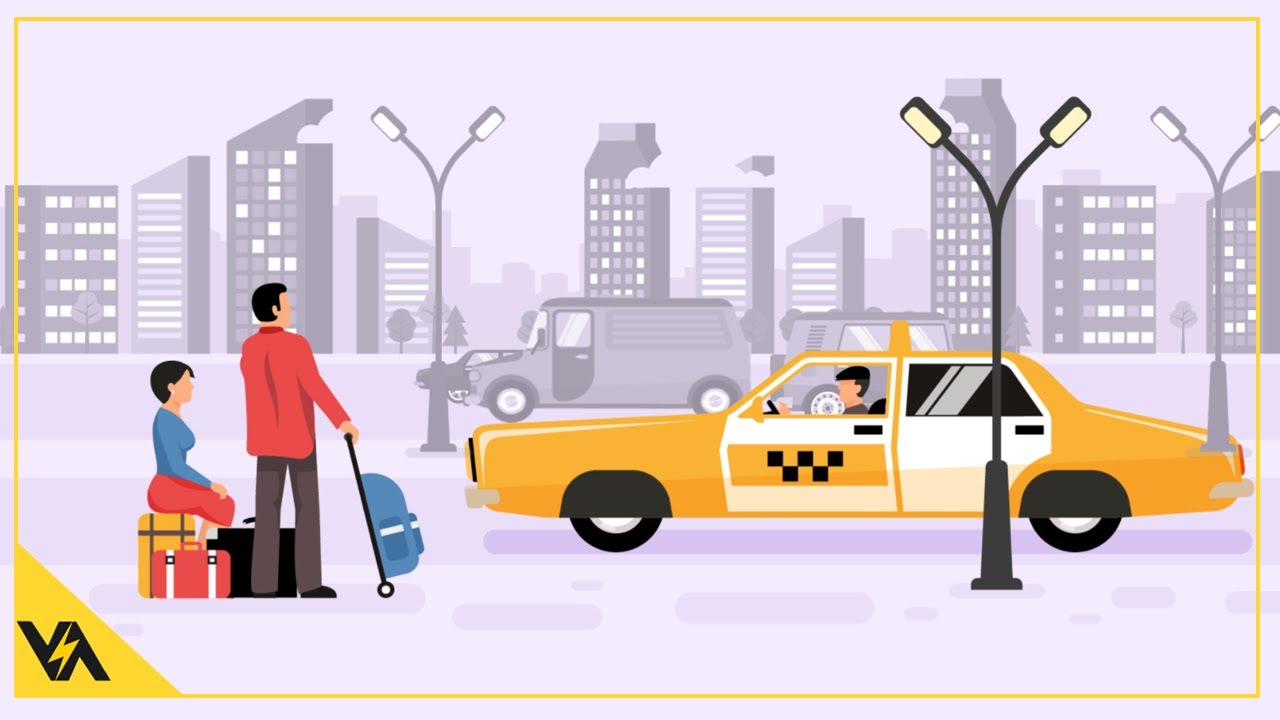 2D Explainer Animation Tutorial – Taxi Order Scene ( PART2 ) – CG Animation Tutorials ...
