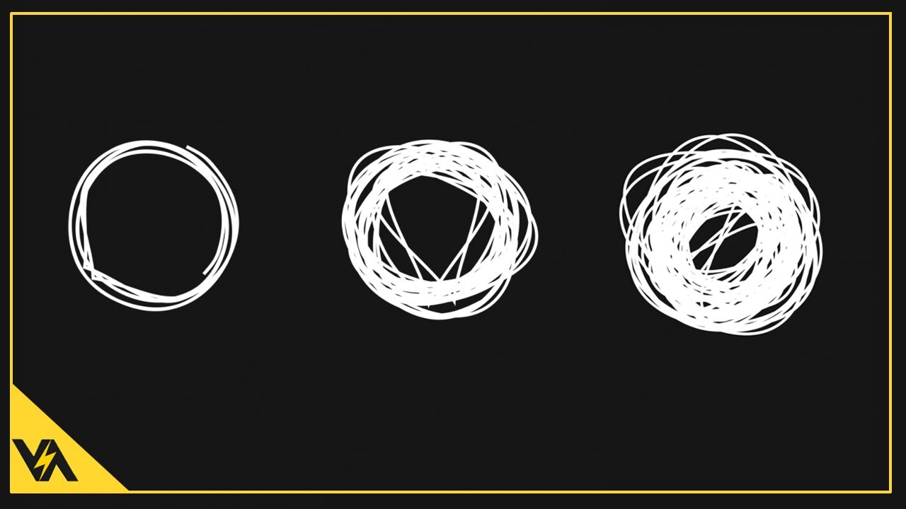 Circle Sketch Animation in After Effects Tutorial – CG Animation Tutorials / VOLTAGETUTORIALS.COM