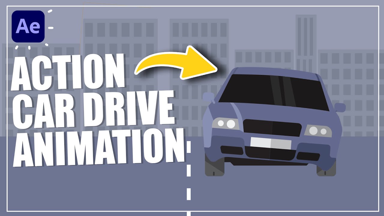 Action Car Drive Animation in After Effects – CG Animation Tutorials / VOLTAGETUTORIALS.COM