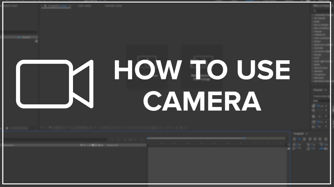 2d camera animation in after effects – CG Animation Tutorials / VOLTAGETUTORIALS.COM