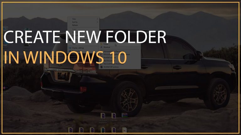 How to Create New Folder in Windows 10 – CG Animation Tutorials ...