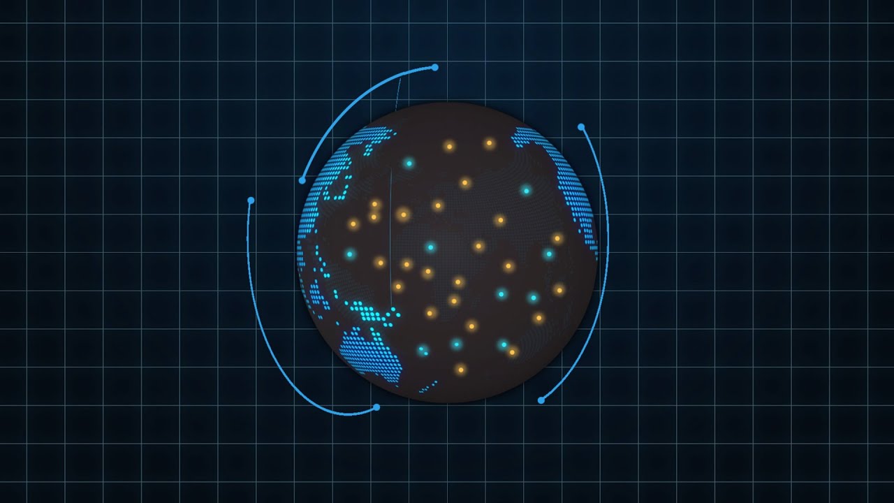 Futuristic Connection Earth Dots Animation in After Effects Tutorials – CG Animation Tutorials ...