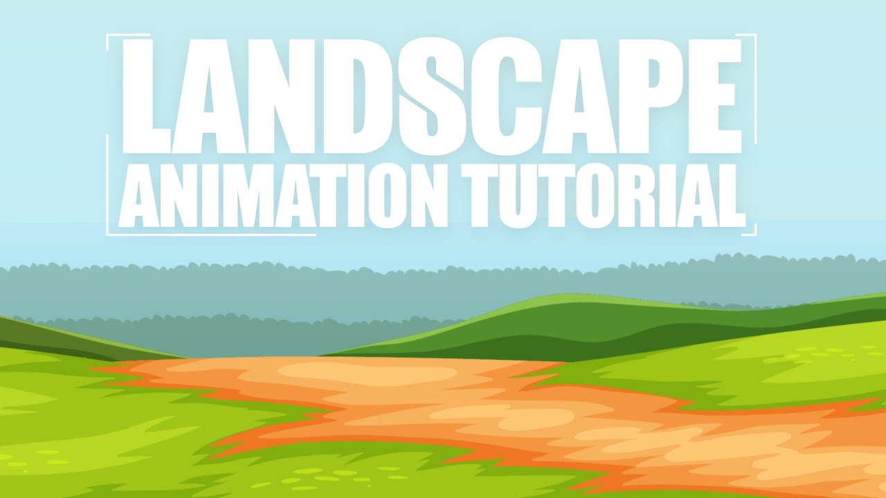 Landscape Animation In 2 Minute After Effects Tutorial Cg Animation