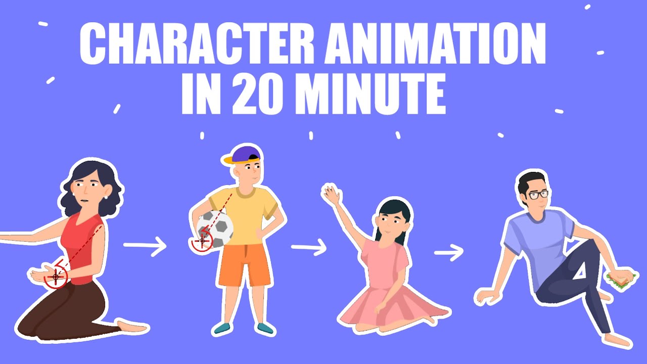 4 Character Animation in 20 Minute – After Effects | Beginner Tutorials ...