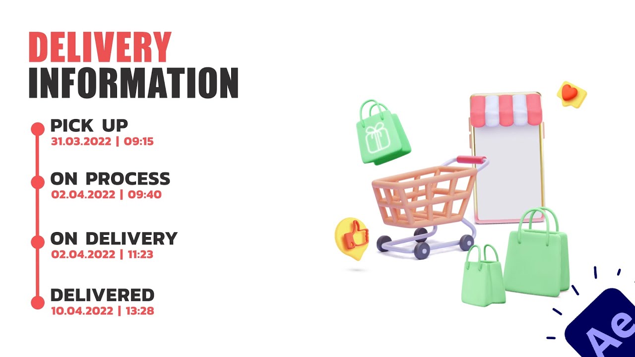 Delivery Infographics Animation in After Effects Tutorials – CG Animation Tutorials ...