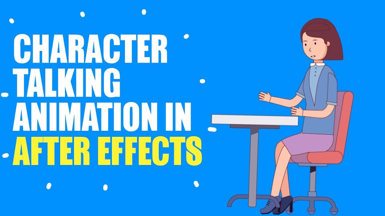 Woman Talk Animation in After Effects | Character RIG & ANIMATE – CG ...