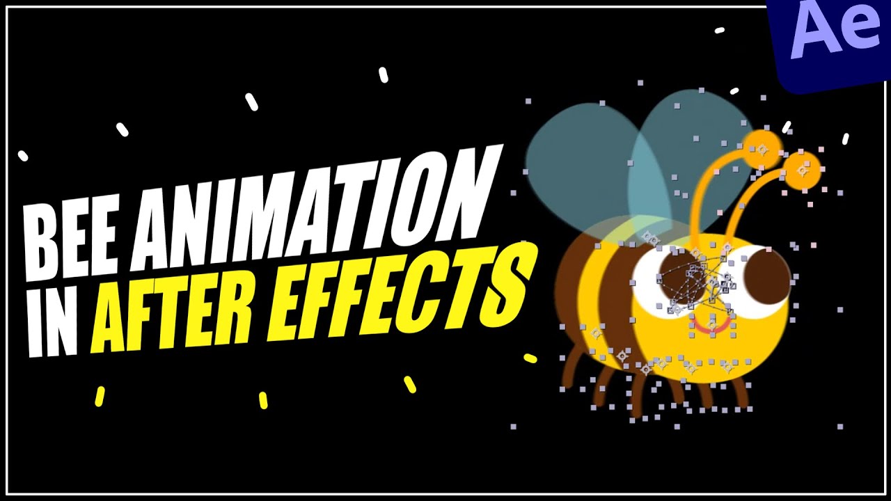 Cartoon Character Bee Animation in After Effects Tutorials – CG Animation Tutorials ...