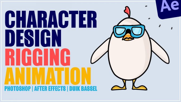 2D Character Design + Rigging + Animation | After Effects, Photoshop ...