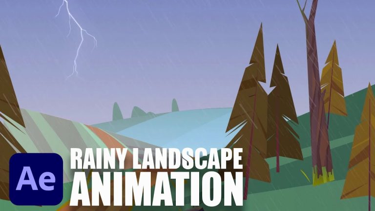 Rainy Landscape Animation in After Effects – CG Animation Tutorials ...