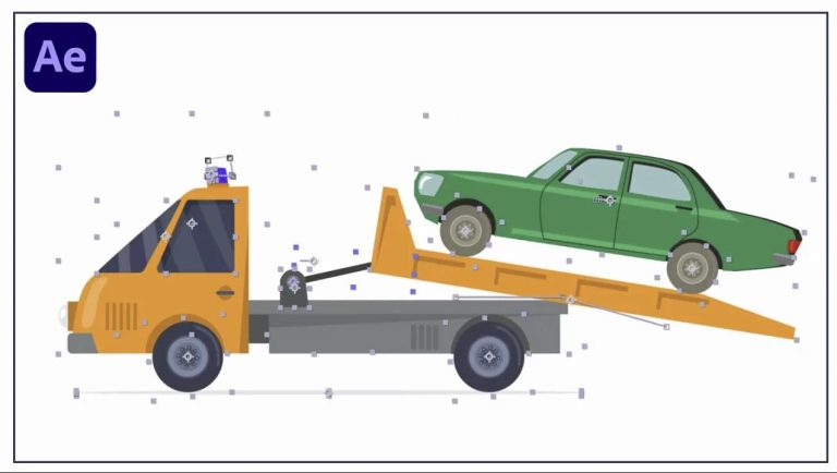 Tow Truck Animation in After Effects Tutorials – CG Animation Tutorials ...