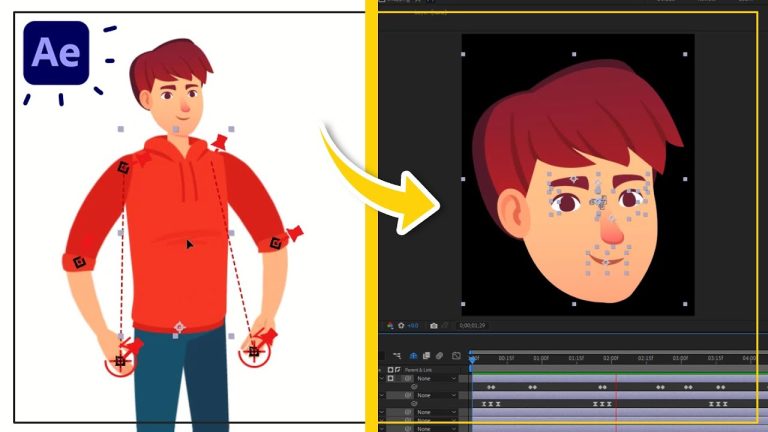 DUIK ANGELA: Full Character Rig + Animate in After Effects Tutorials ...