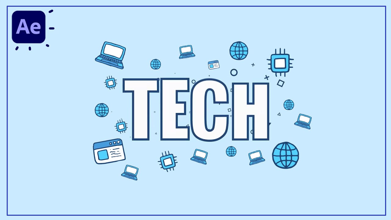 MOTION GRAPHICS: Icons to Text Animation in After Effects Tutorials ...