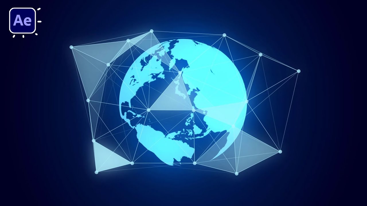 Digital Earth Rotation Animation in After Effects Tutorials – CG Animation Tutorials ...