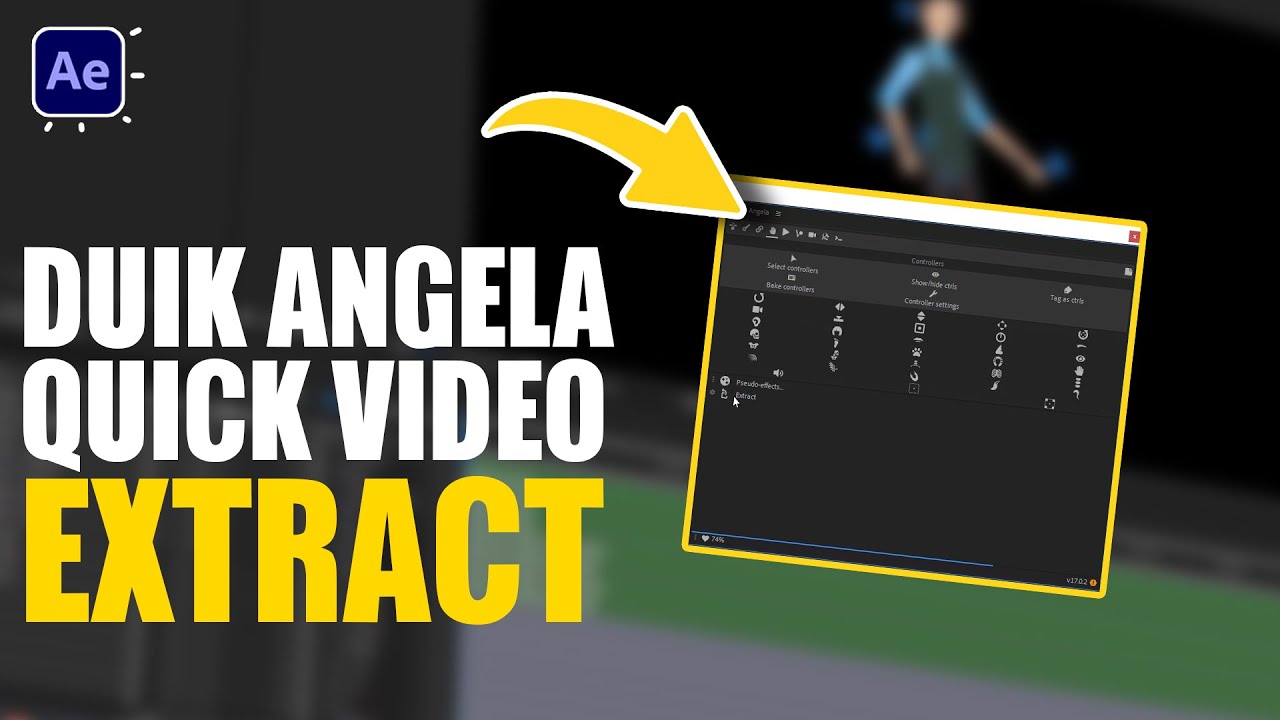 Duik Angela Quick Tutorial: Extract Controllers | After Effects – CG Animation Tutorials ...