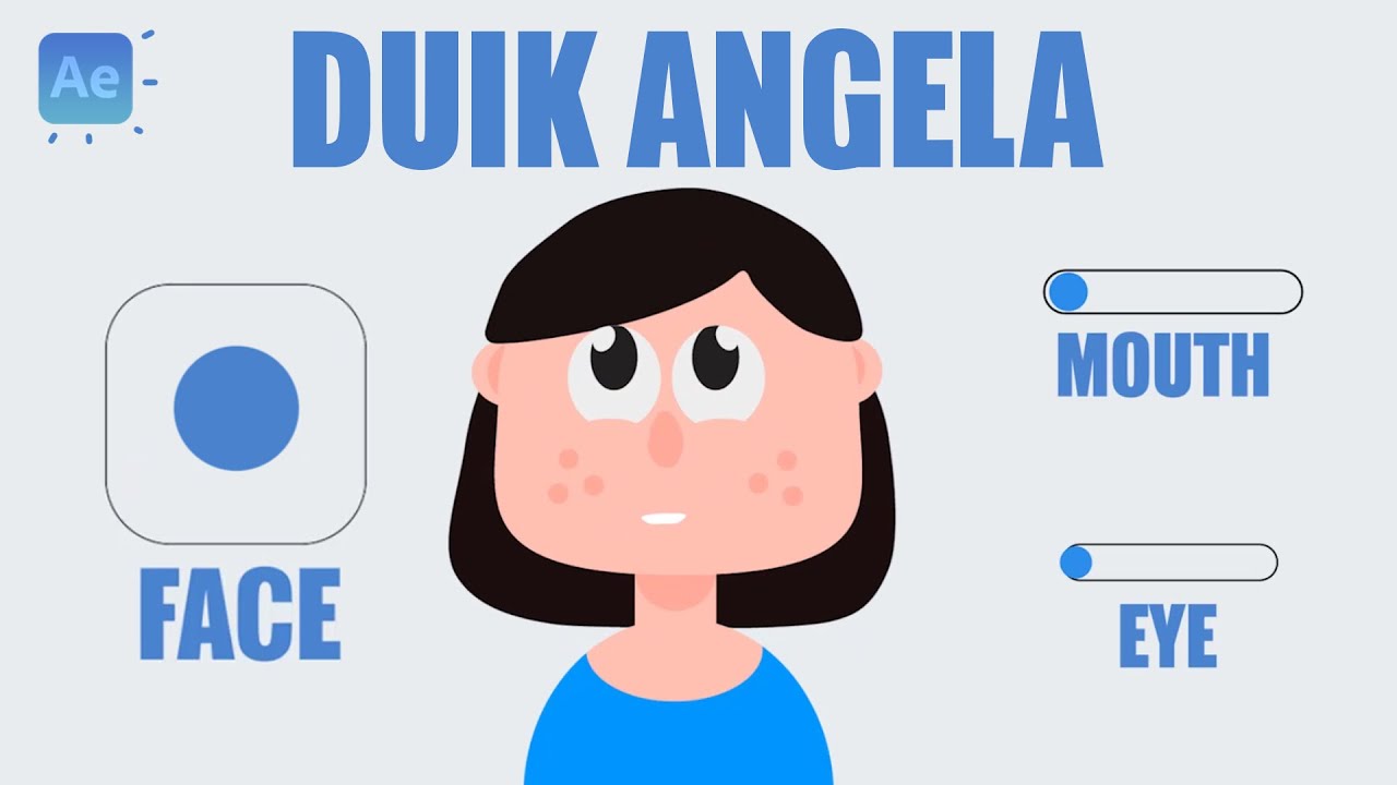 Full Face Rig Animation With Duik Angela In After Effects Tutorials