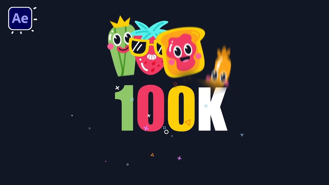 Cartoon Elements Morphing to Text Animation in After Effects Tutorials ...