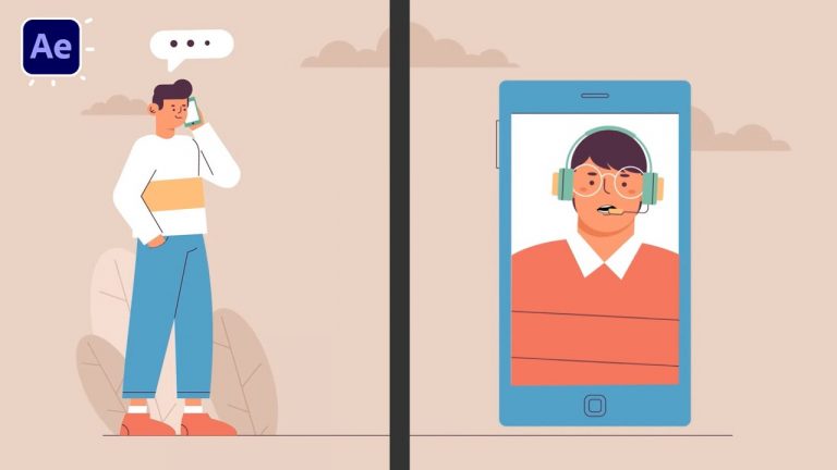 2D Character Animation – Call Center | After Effects Tutorials – CG ...
