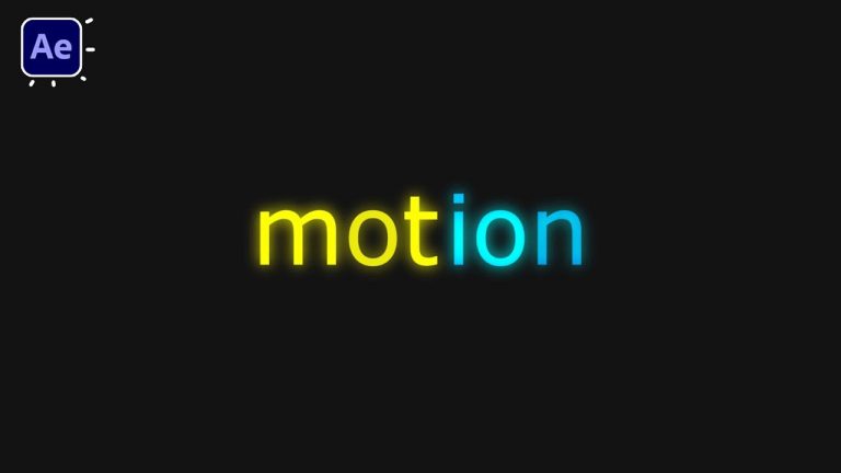Flicker Text Animation in After Effects Tutorials – CG Animation ...