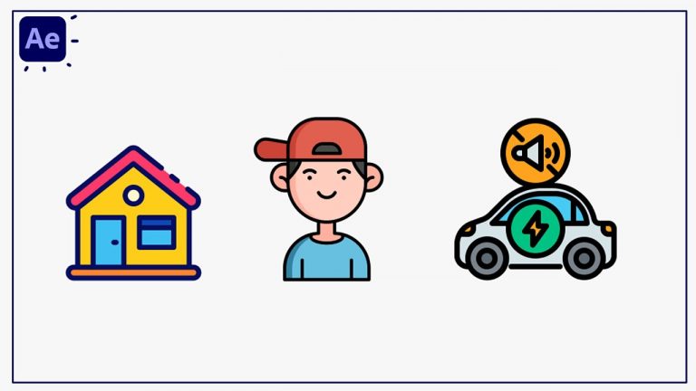 2D Motion Graphics Service Application Animation in After Effects Tutorials – CG Animation ...