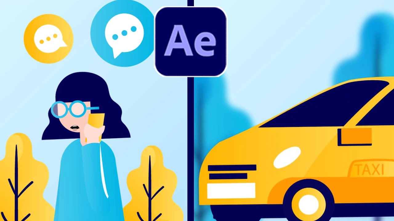 Character + CAR Animations in After Effects Tutorial – CG Animation ...