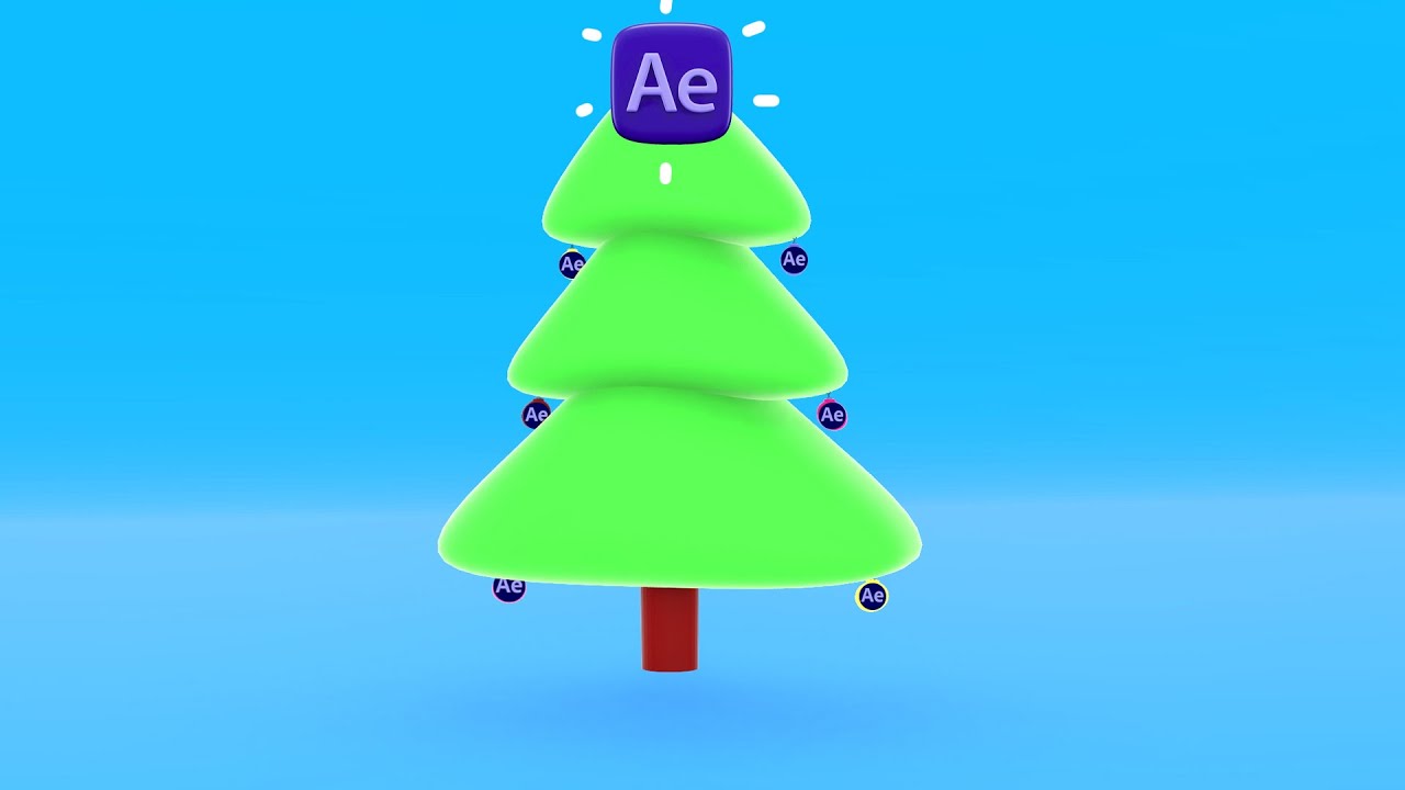 3D Christmas Tree Animation in After Effects Tutorials | Element 3D ...