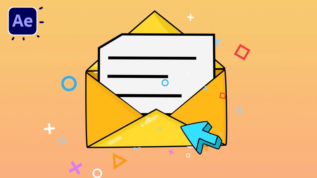 Business Mail Animation in After Effects Tutorials – CG Animation ...
