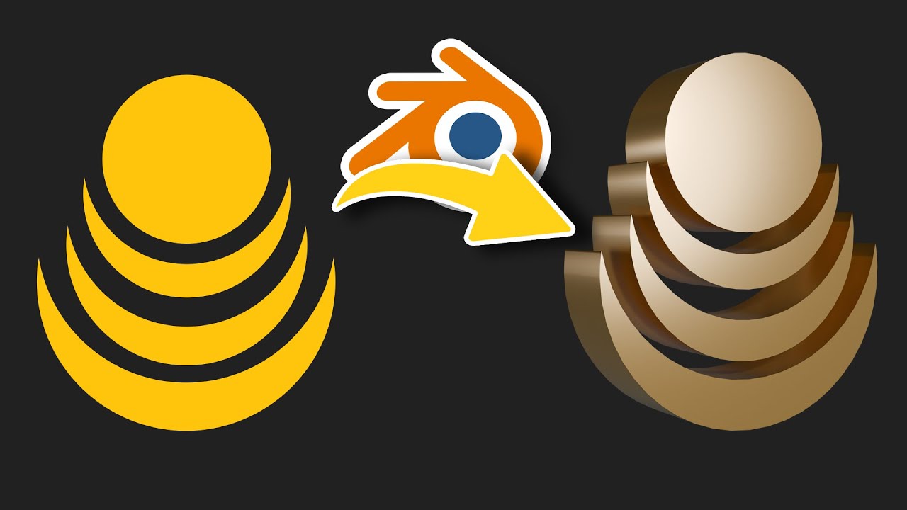 Illustrator SVG to Blender | Vector to 3D – CG Animation Tutorials / VOLTAGETUTORIALS.COM