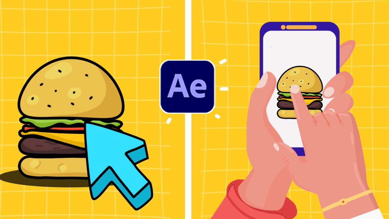 Fast Food Order 2D Animation in After Effects Tutorials – CG Animation ...