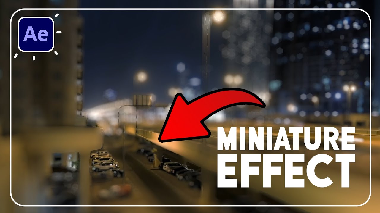Miniature Effect in After Effects Tutorials – CG Animation Tutorials / VOLTAGETUTORIALS.COM
