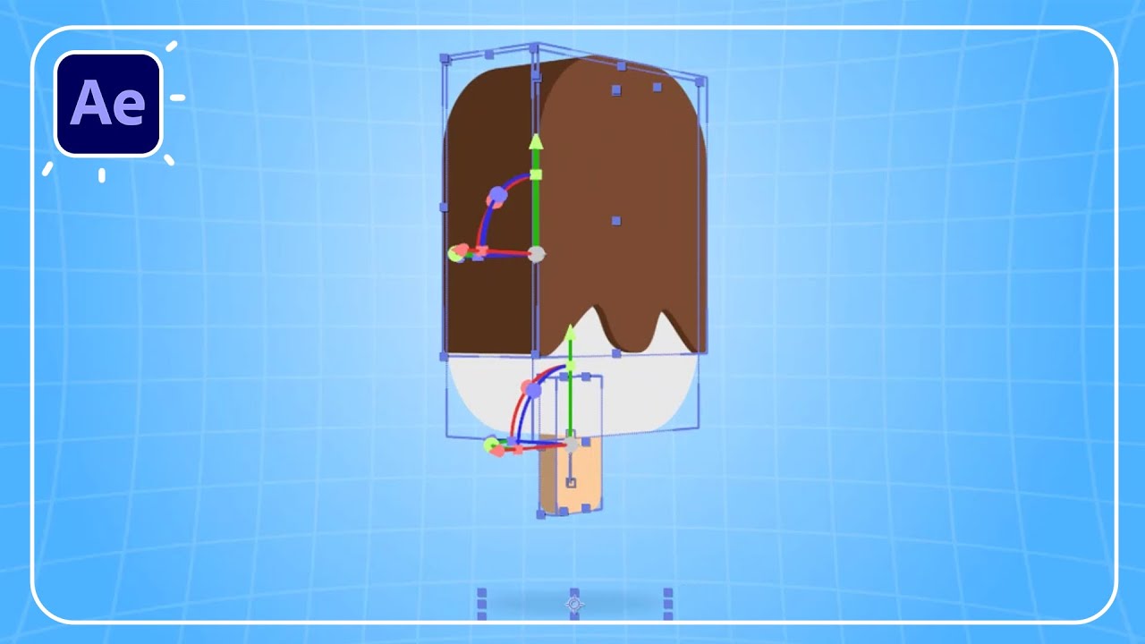 Flat 3D Ice Cream Animation in After Effects Tutorials – CG Animation ...