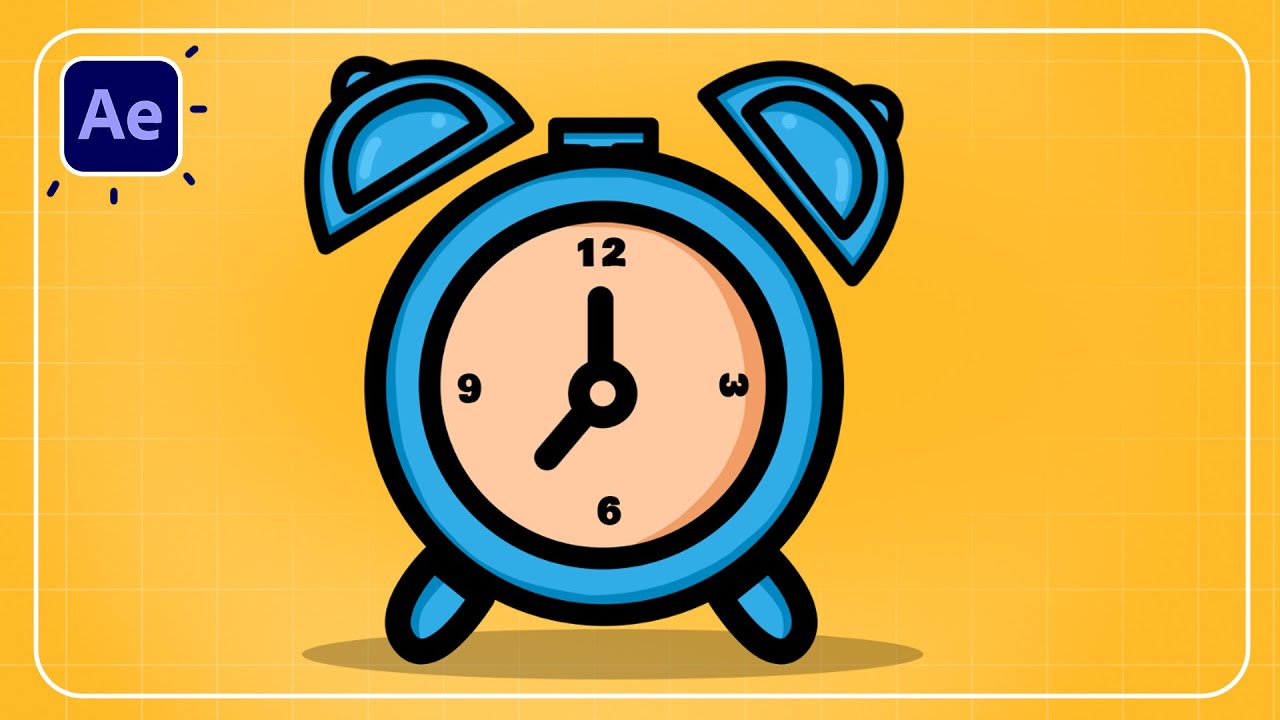 Alarm Clock Animation in After Effects Tutorials – CG Animation Tutorials / VOLTAGETUTORIALS.COM
