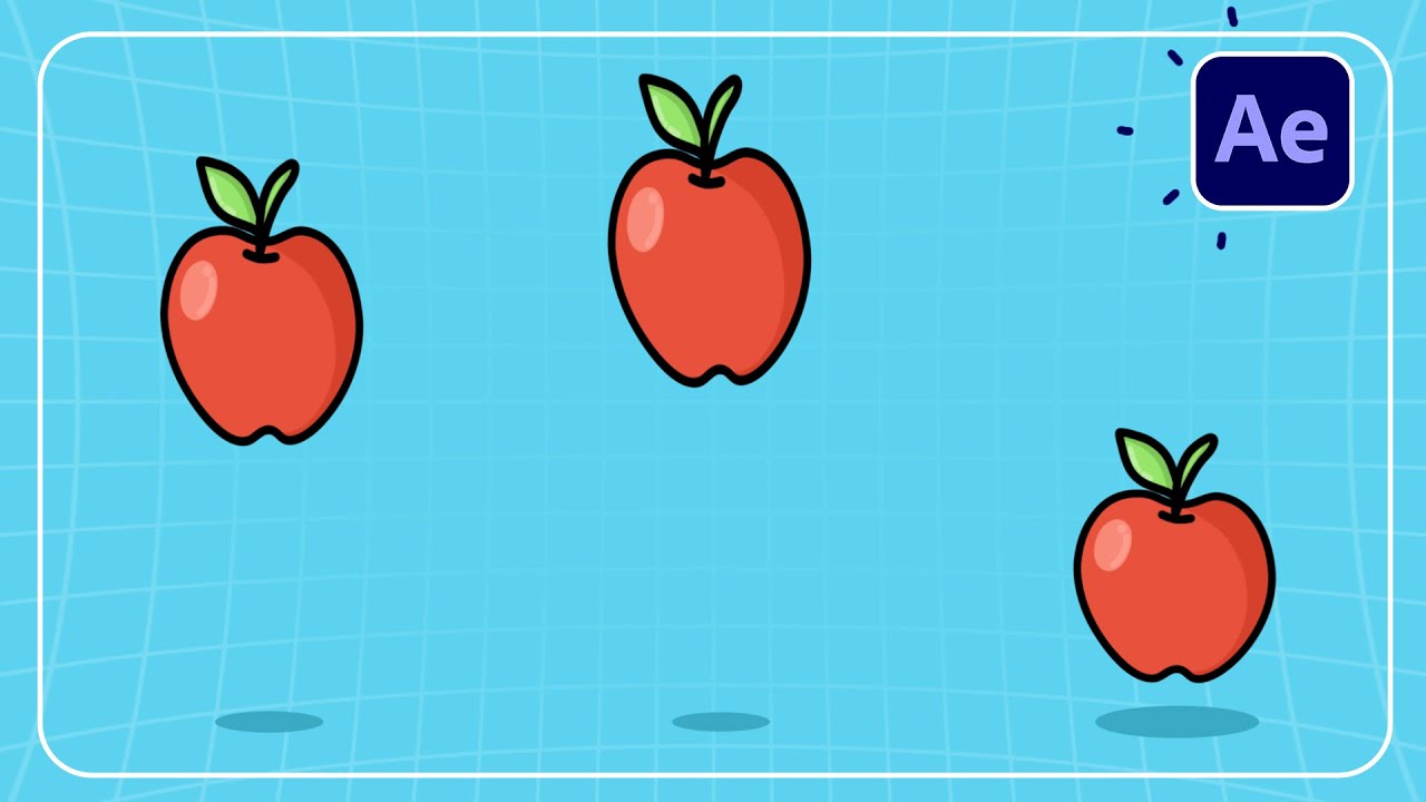 Cartoon Apple Jump Animation After Effects Tutorial for Beginners – CG ...